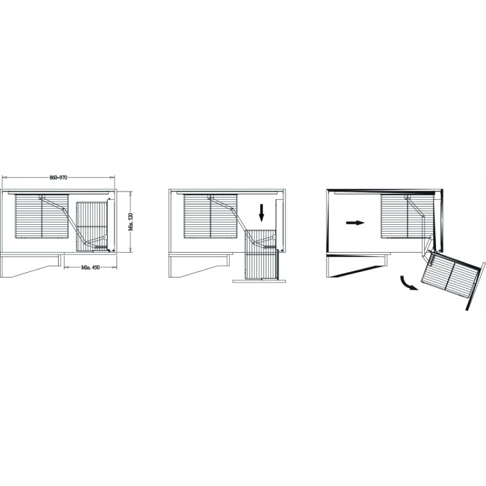 Magic Corner Unit B04840 with Easy Out & Soft Closing